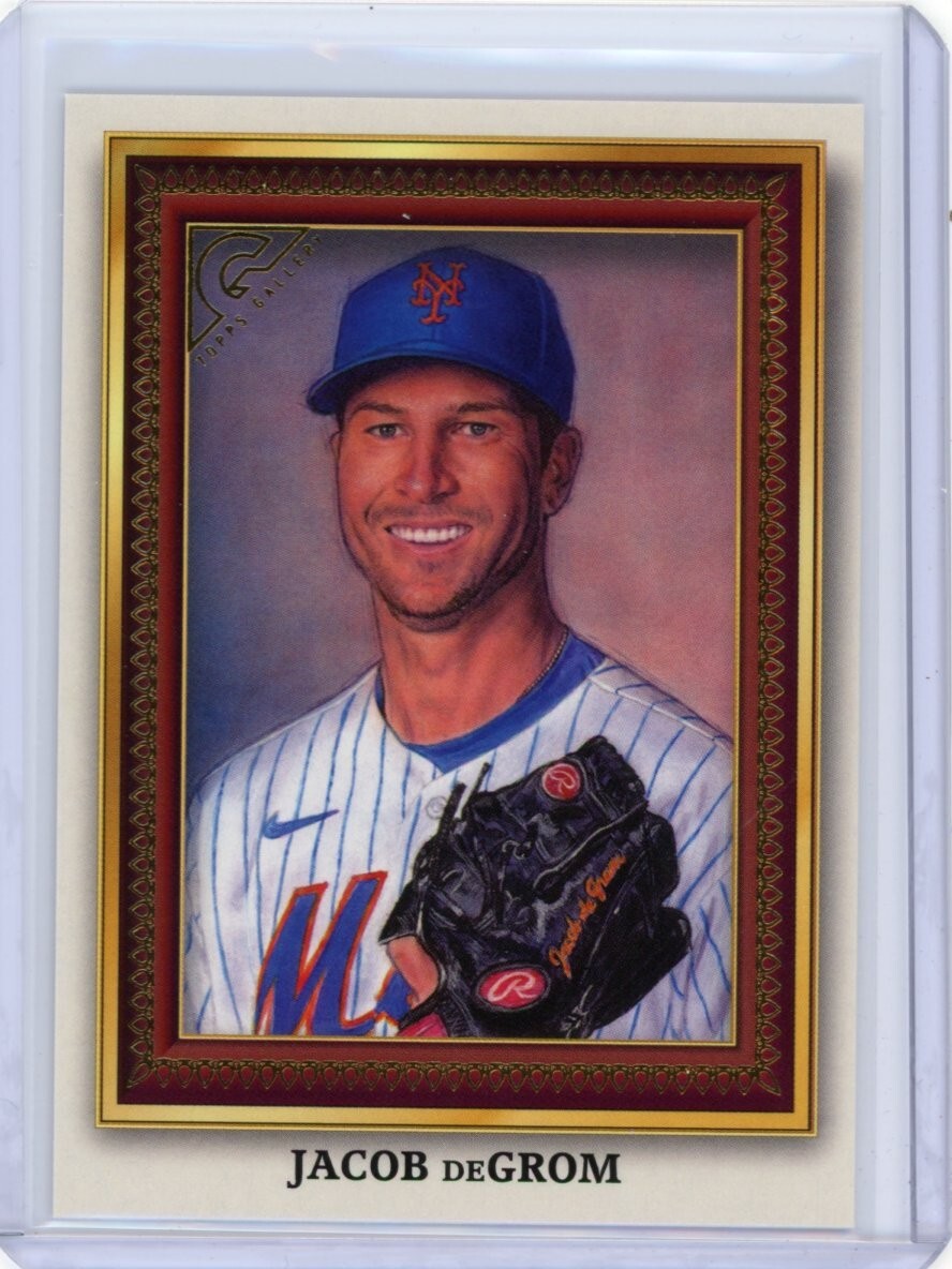 2022 Topps Gallery Jacob deGrom Portrait Gallery - New York Mets | eBay