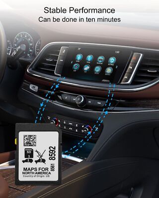 2023 GPS Navigation SD Card Map 85618592 For GM GMC Acadia Canyon ...