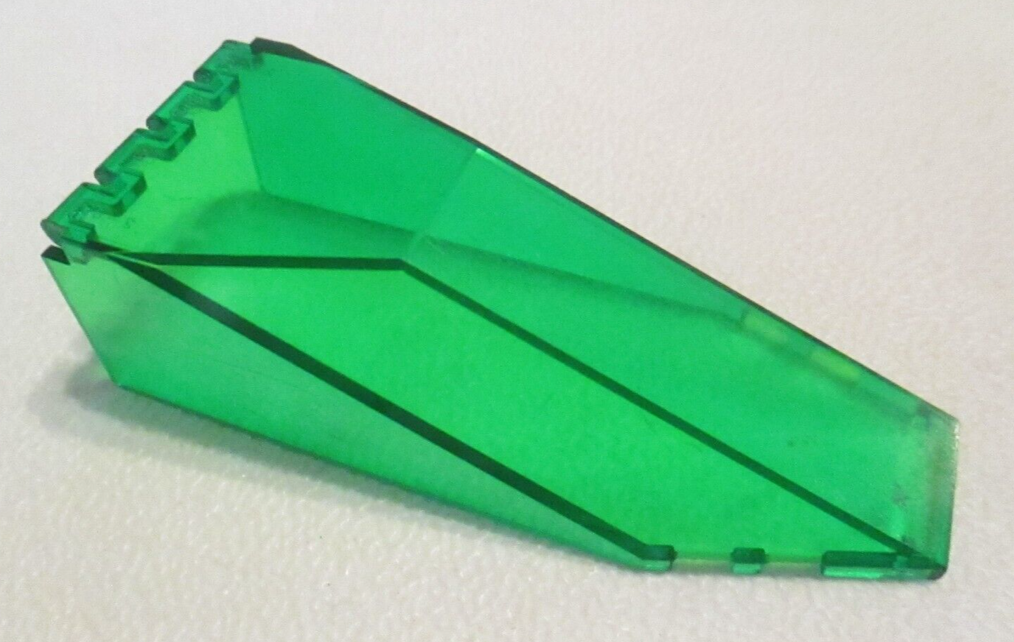 LEGO 1990s Trans-Neon Orange Windscreen 10 x 4 x 2 1/3 Canopy Aquashark ...