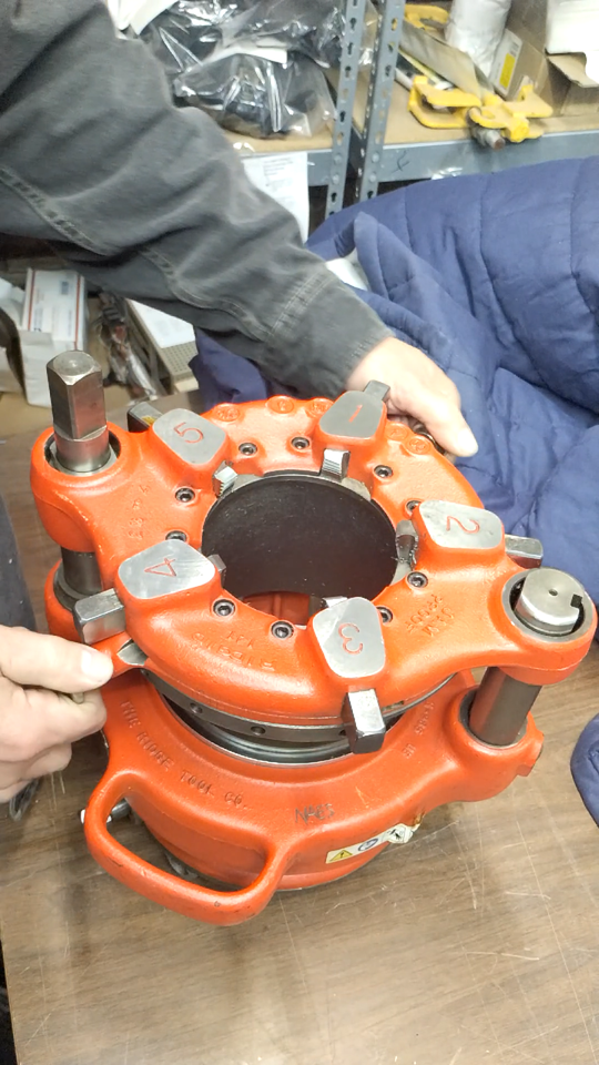 Ridgid 141 Pipe Threader Receding Geared 2 1/2”-4” Jam Proof NICE! | eBay