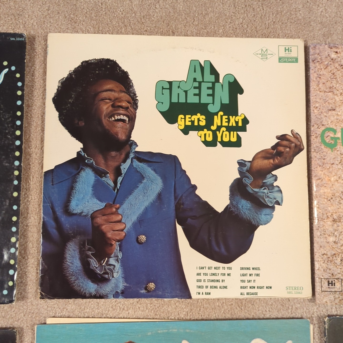 Lot Of 13 Al Green Vinyl Records. Promo, France, And Colored Vinyl ...