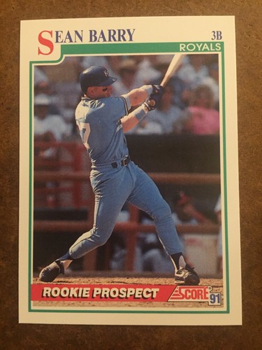 Sean Berry 764 Rookie Prospect Score 1991 MLB Baseball Trading Card | eBay