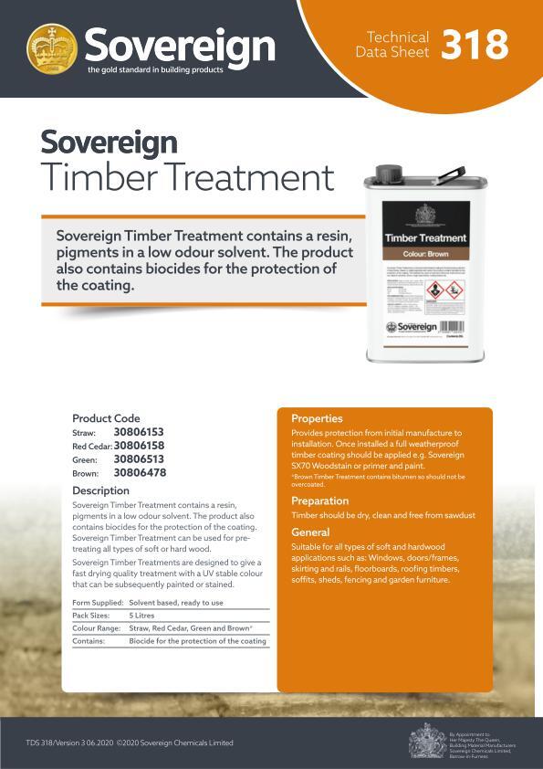 BROWN SOVEREIGN TIMBER TREATMENT 5 LTR | eBay UK