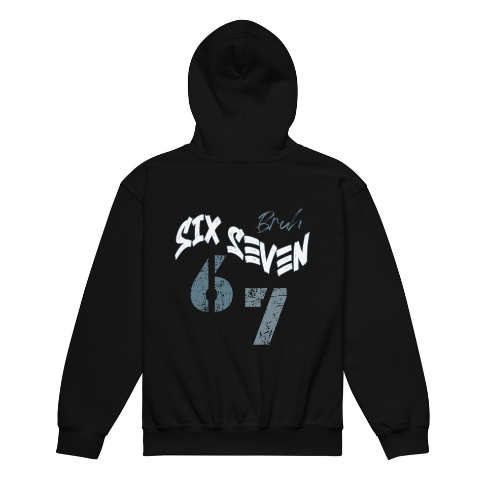 Bruh 67 SIX SEVEN Youth meme slang term Kid Sayings heavy blend unisex ...