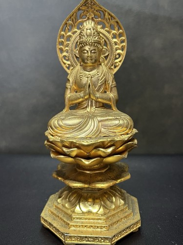 Buddhist statue, Seishi Bosatsu, 15cm 24k gold, Master: Makita Shuun | eBay