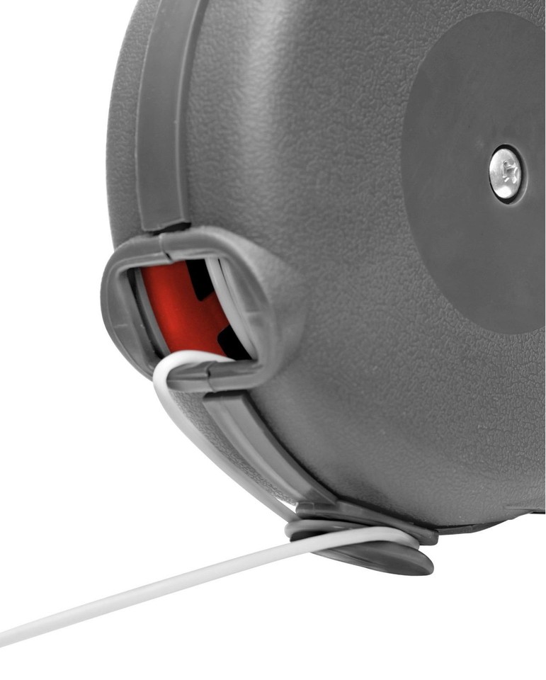 15m Retractable Clothes Reel Double Washing Line Wall Mounted Outdoor ...