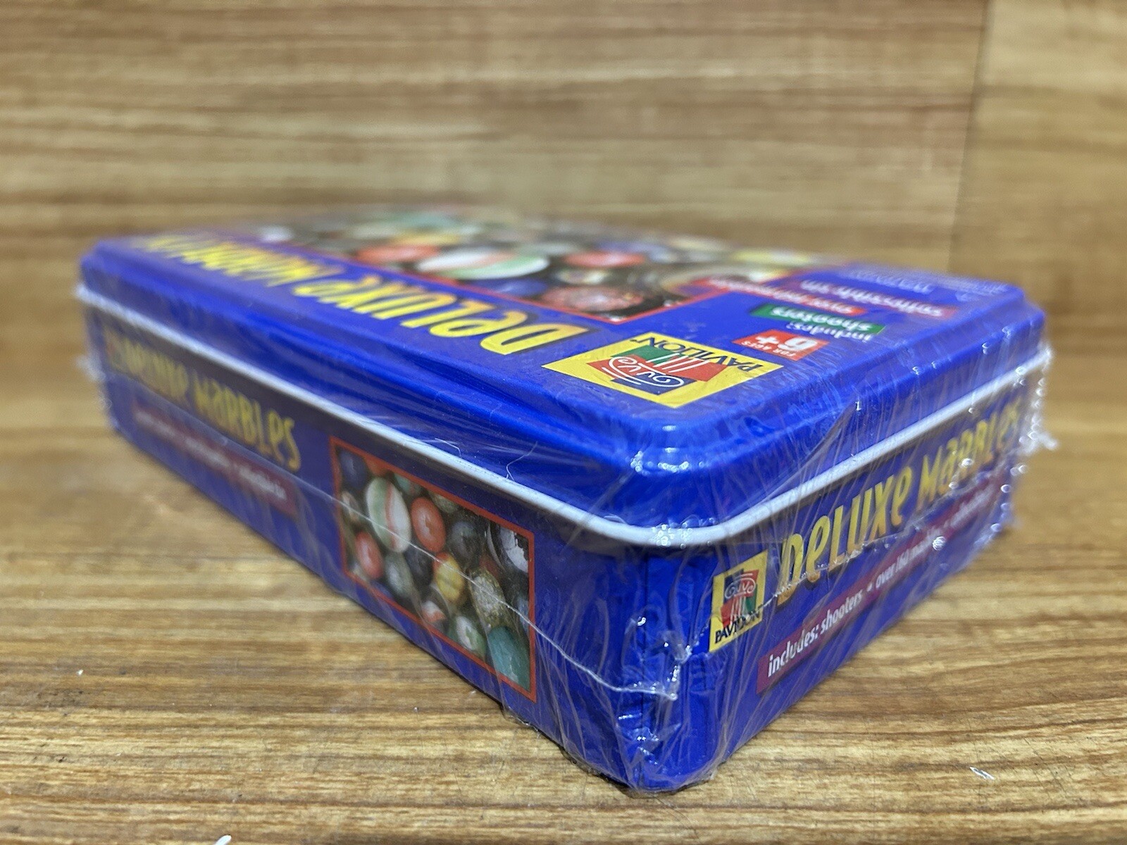 Cardinal Marble Tin Over 160 Deluxe Marbles and Shooters for sale ...