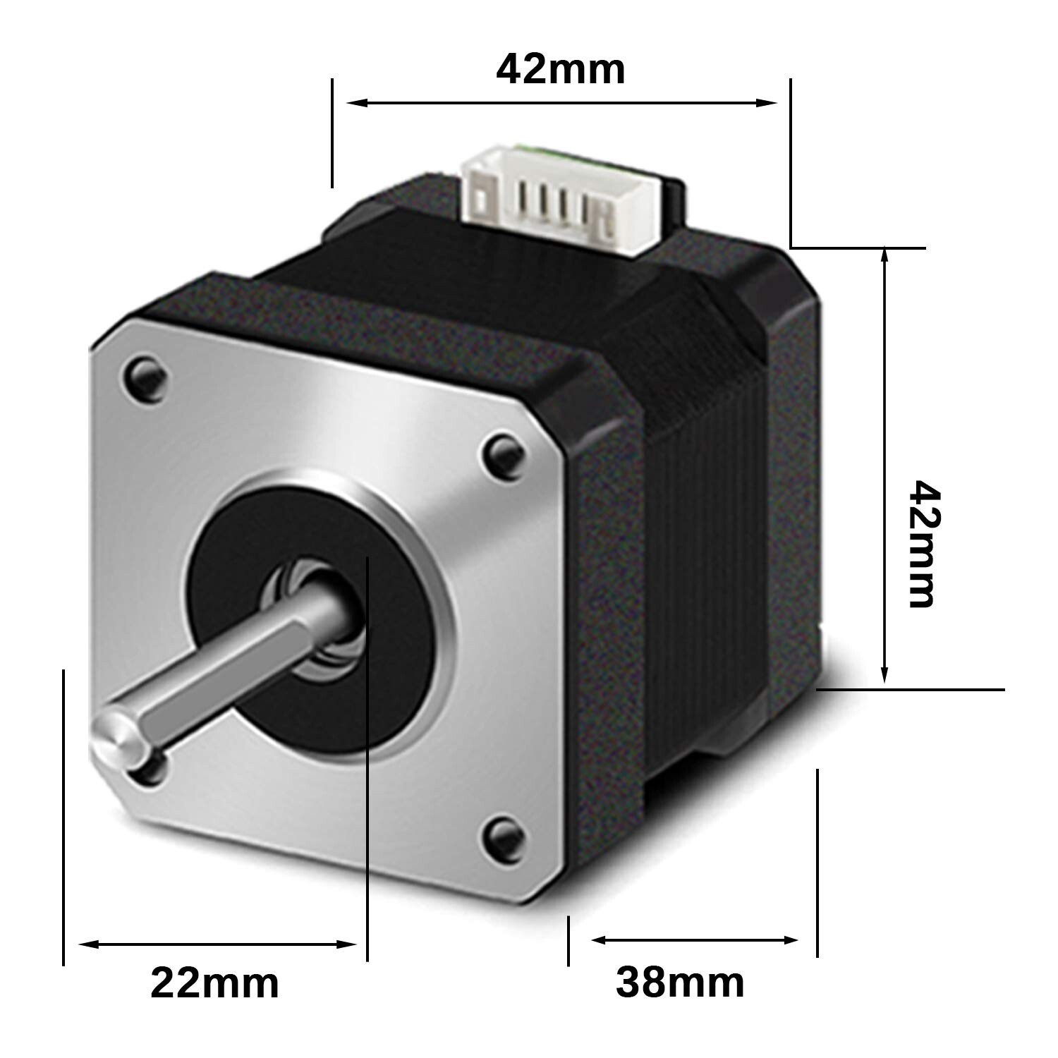 3 PACK NEW Nema17 Stepper Motor 42BYGH 23mm For 3D Printer CNC ...