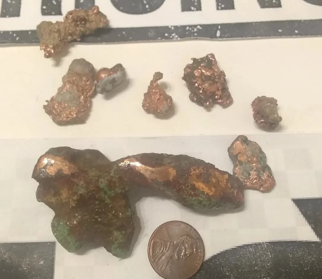 Pure Copper Ore