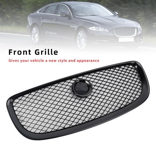 Gloss Black Front Bumper Grill Grille Fit Jaguar XJ 2010-2015 To | eBay