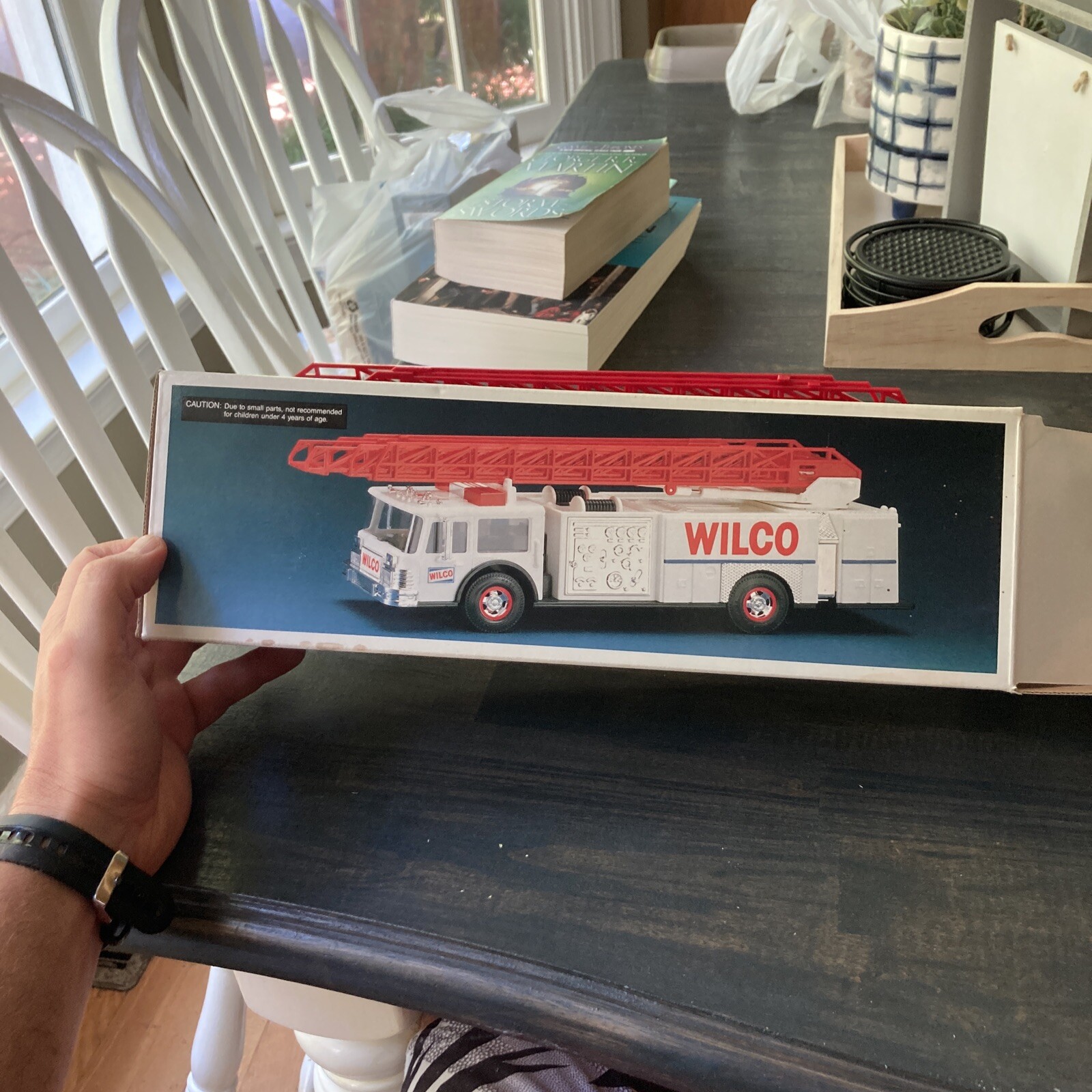 1990 Wilco Oil Company Fire Truck Bank 14" Long SMOKE FREE HOME | eBay