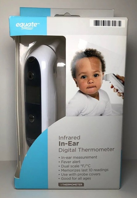 EQUATE Infrared In-ear Digital Thermometer Adult Child Fast for sale ...