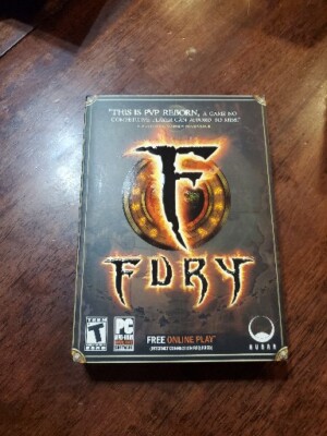 FURY PC/DVD-ROM Online Combat Game Brand 2007 Computer Game ...
