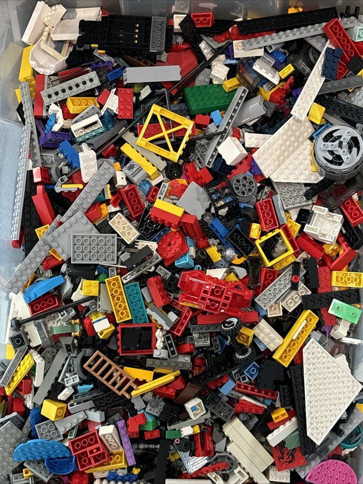 LEGO bulk Lot 30 Pounds Random Parts Pieces Authentic Good Condition ...