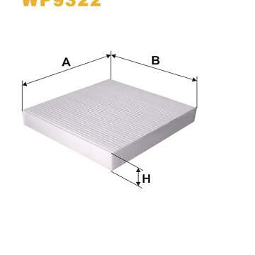 Filter. interior air WIX 6447ZY|6479E9|6000606985|7803A109|F7803A004 ...