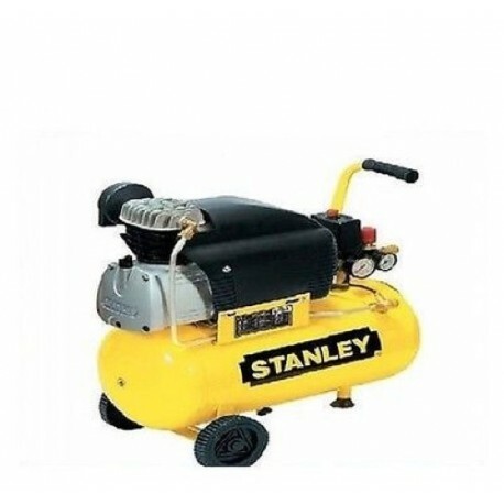 COMPRESSORE STANLEY LT 24 2 HP 230 V ASPIRA 222 LT/MIN. DI ARIA PRES ...