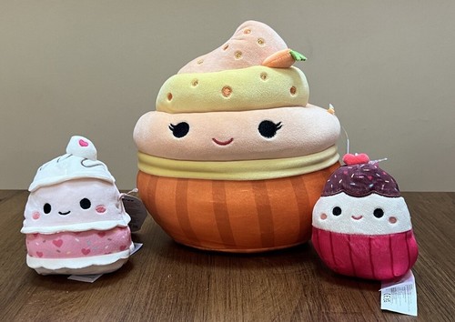 Squishmallow Keisha Carrot Cake 8” Cupcake NWT New Clip On Elpha 4 ...