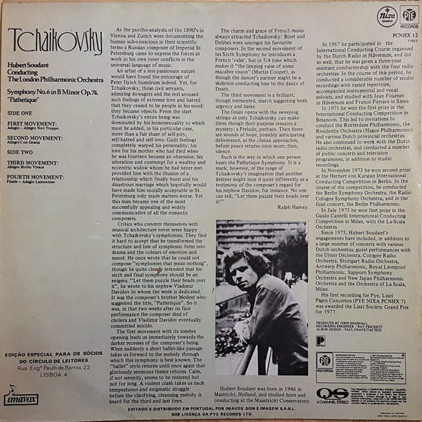 Pyotr Ilyich Tchaikovsky / Hubert Soudant / The London Philharmonic ...