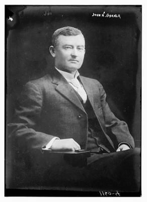 John Nance Garner IV,1868-1967,Vice President of the United States,born ...
