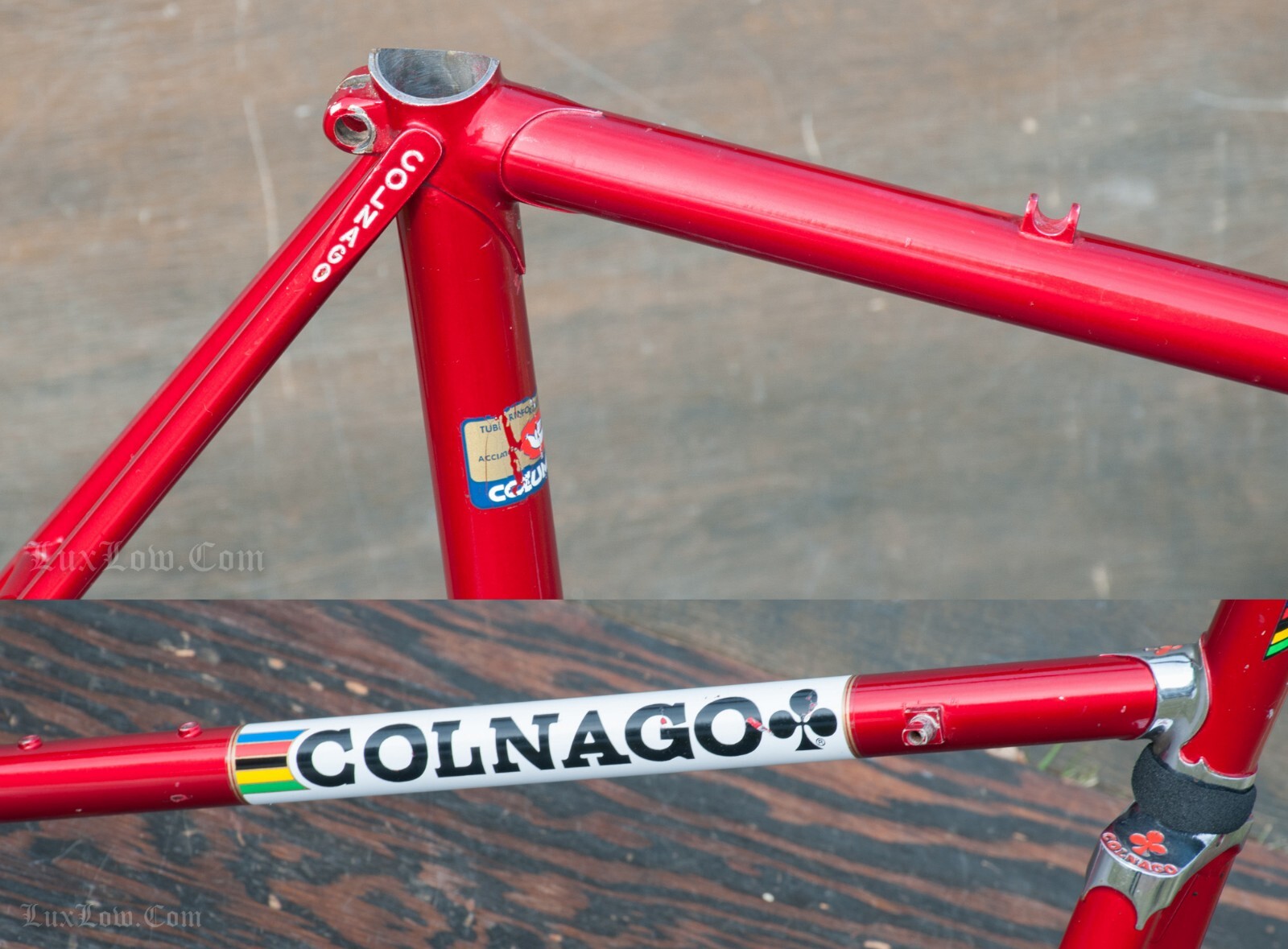 Vintage Colnago Superissimo RoadBike FRAME FORK ColumbusSteel Bicycle ...