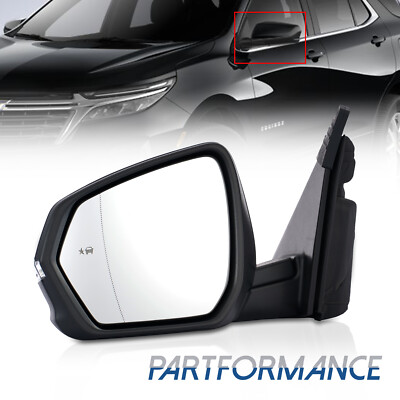 Fit 2018-2022 Chevrolet Equinox Driver Side Mirror Power Signal Blind ...