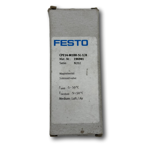 Festo 196941 Selenoid Valve CPE14-M1BH-5L-1/8 (New Boxed) D1 & B17 & D2 ...