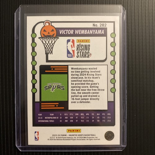 2023-24 Panini Haunted Hoops - Rising Stars Slime #282 Victor ...