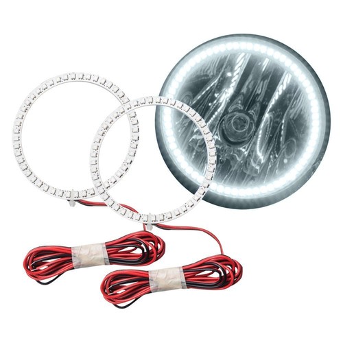 LED Fog Lights Halo Ring Lights White For 2013-2017 Scion FR-S ...