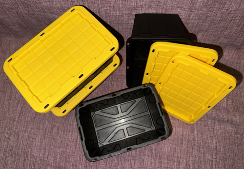 Lowe’s Teeny Tiny Tote Storage Containers w/ Lids SET OF 4 NEW Mini ...