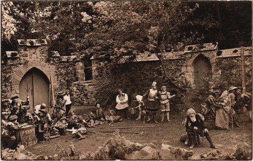 CPA AK BAD BERNECK IM FICTELGEBIRGE Festspiel Die Wallenrode GERMANY ...