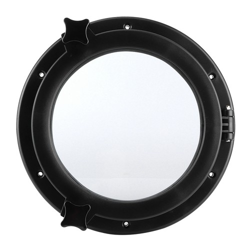 Boat Yacht Round Opening Portlight Porthole 10in Black Marine Port ...