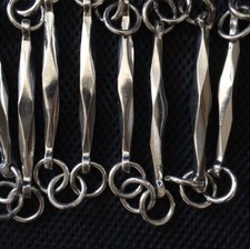 Wushu 9 Section Chain Whip Kung-fu Shaolin Weapon Martial Arts Chrome ...