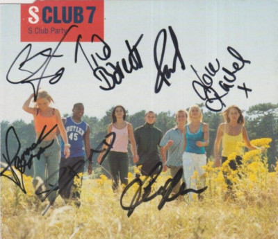 S Club 7 **HAND SIGNED** S Club Party cd single ~ AUTOGRAPHED | eBay