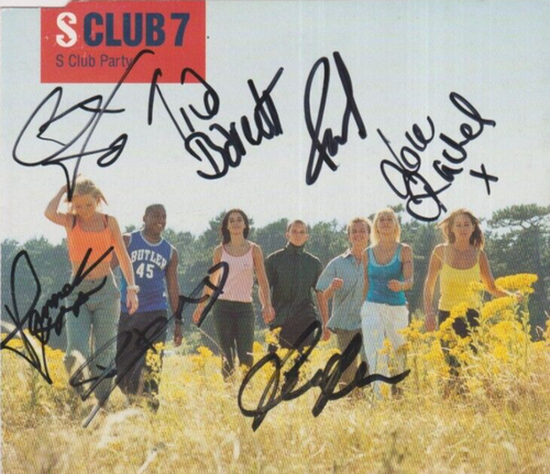 S Club 7 **HAND SIGNED** S Club Party cd single ~ AUTOGRAPHED | eBay