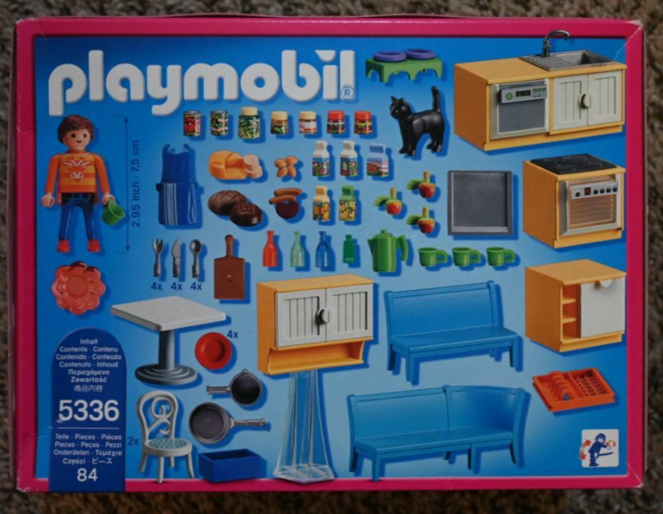 PLAYMOBIL 5336 DOLLHOUSE KITCHEN with CAT & LOTS OF ACCESSORIES - NEW ...