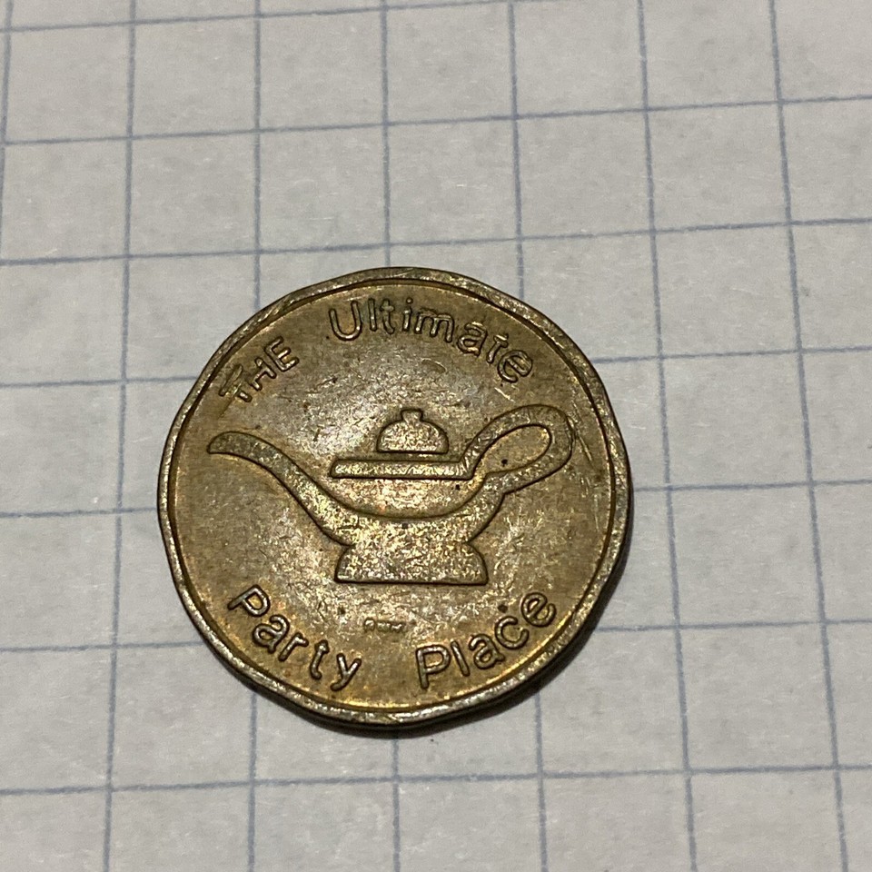 Vintage Aladdin’s Castle Arcade Token The Ultimate Party Place Coin | eBay