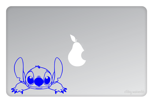 Lilo And Stitch Disney Peeking Crawling Stitch Truck Wall Vinyl Sticker ...