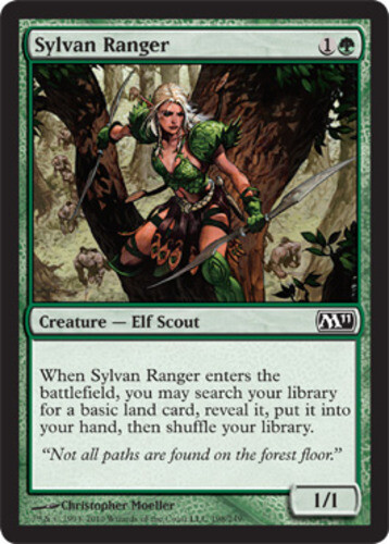 Sylvan Ranger Light Play, English Magic the Gathering MTG Magic 2011 | eBay