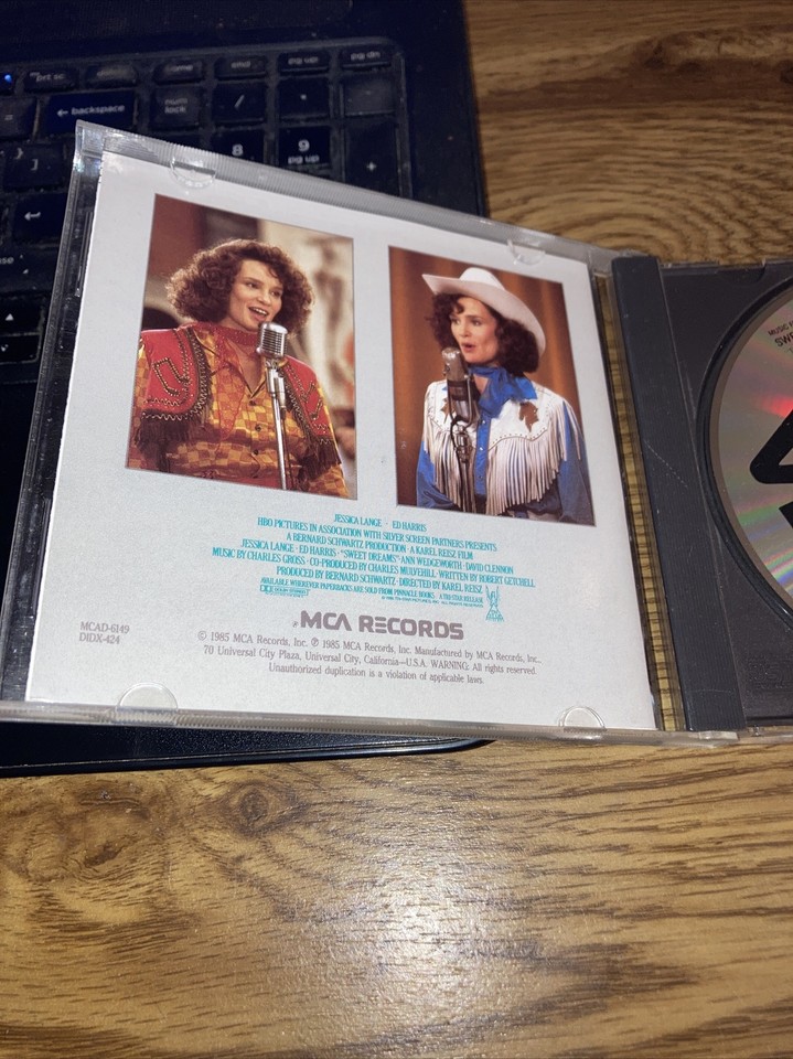 Patsy Cline, Sweet Dreams Motion Picture Soundtrack CD 1985 MCA | eBay