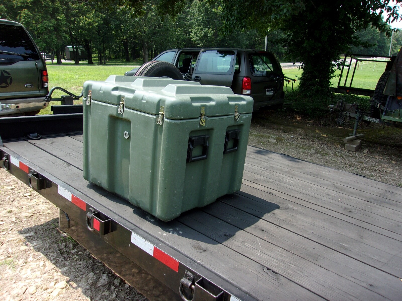 HARDIGG MILITARY STORAGE CONTAINER CASE BOX- 29x26x25 ARMY SURPLUS ...