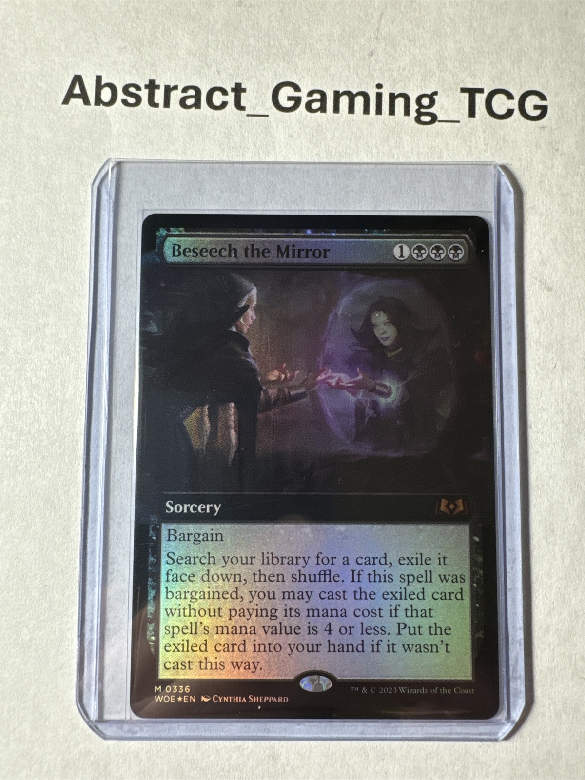 MTG - Beseech the Mirror * FOIL* (WOE #336/475) Wilds of Eldraine ...