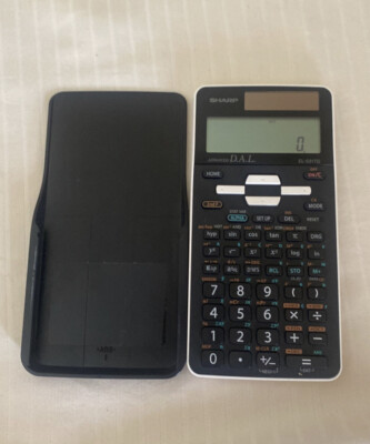 sharp Black And White Advanced D.A.L calculator | eBay