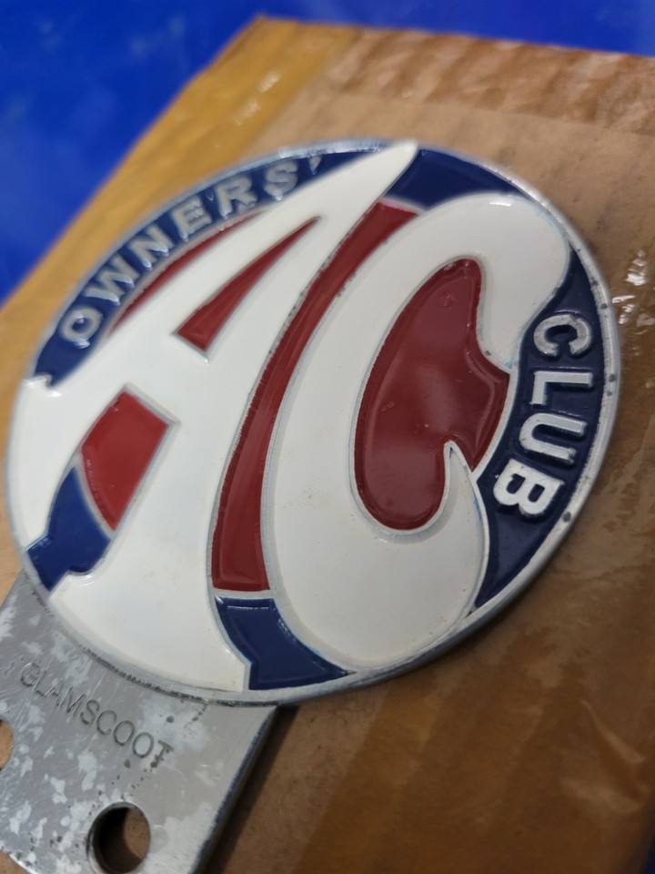 Shelby Cobra Badge Logo Emblem Plaque AC Cobra License Plate Topper. | eBay