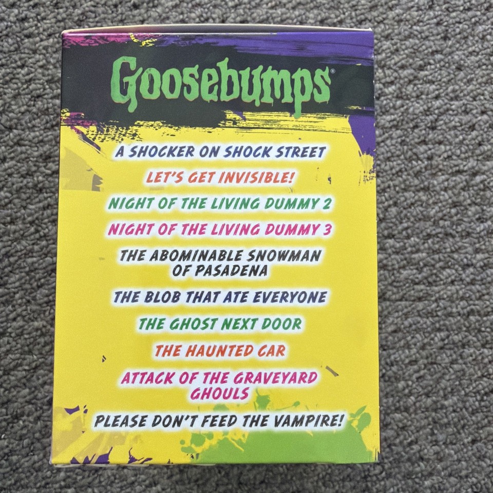 Goosebumps Movie Book Box Set - Set of 10 Books - RL Stine 2015 - VGC ...