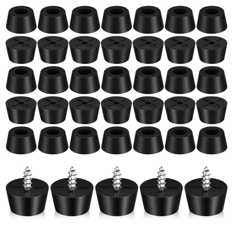 120 Sets Furniture Plastic Feet PVC Rubber Pads Board Appliance ...