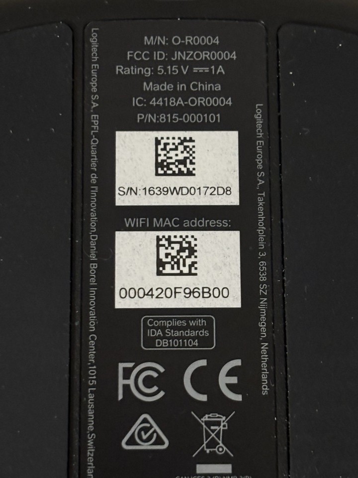 Logitech Harmony Smart Hub Remote (815-000100) + Hub (O-R0004) w/ IR Blaster | eBay