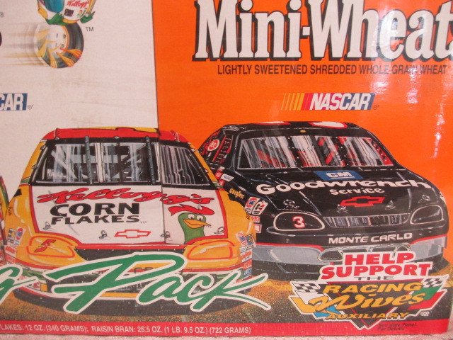 Dale Earnhardt Jeff Gordon Terry Labonte Nascar Kelloggs Racing Cereal ...