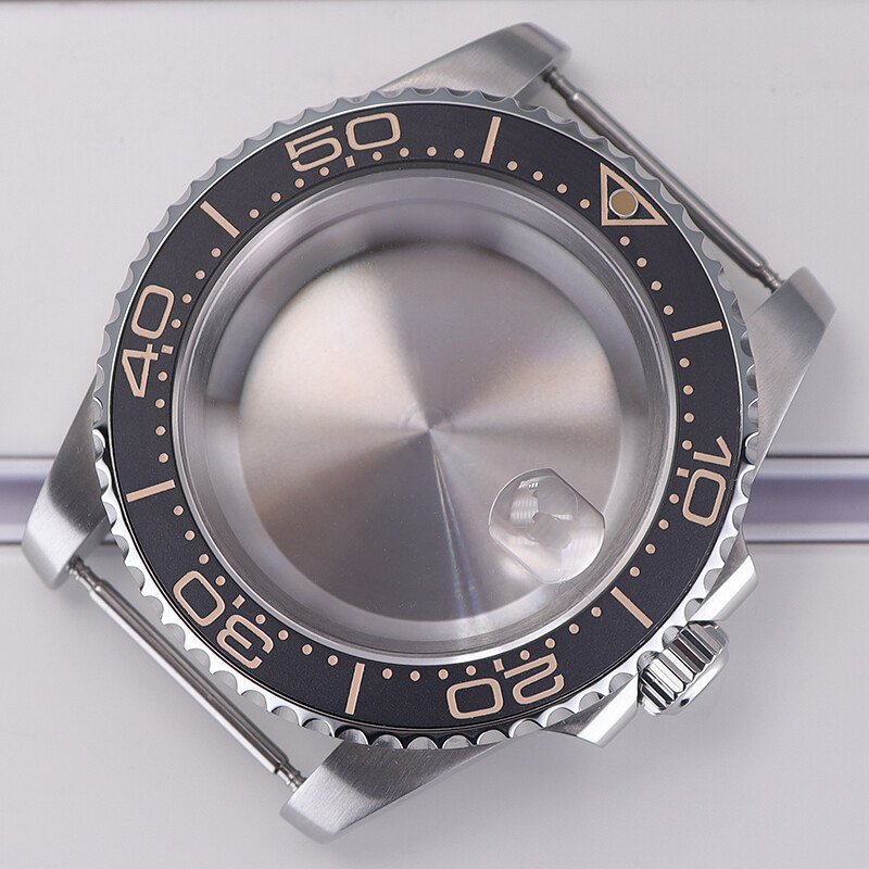 40mm Luxury Watch Cases Ceramic Bezel Sapphire Glass For Nh35 Eta 2824 ...