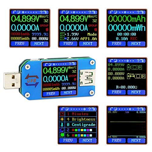 USB POWER METER Voltage Current Display Tester Multimeter A&C Pro Blue ...