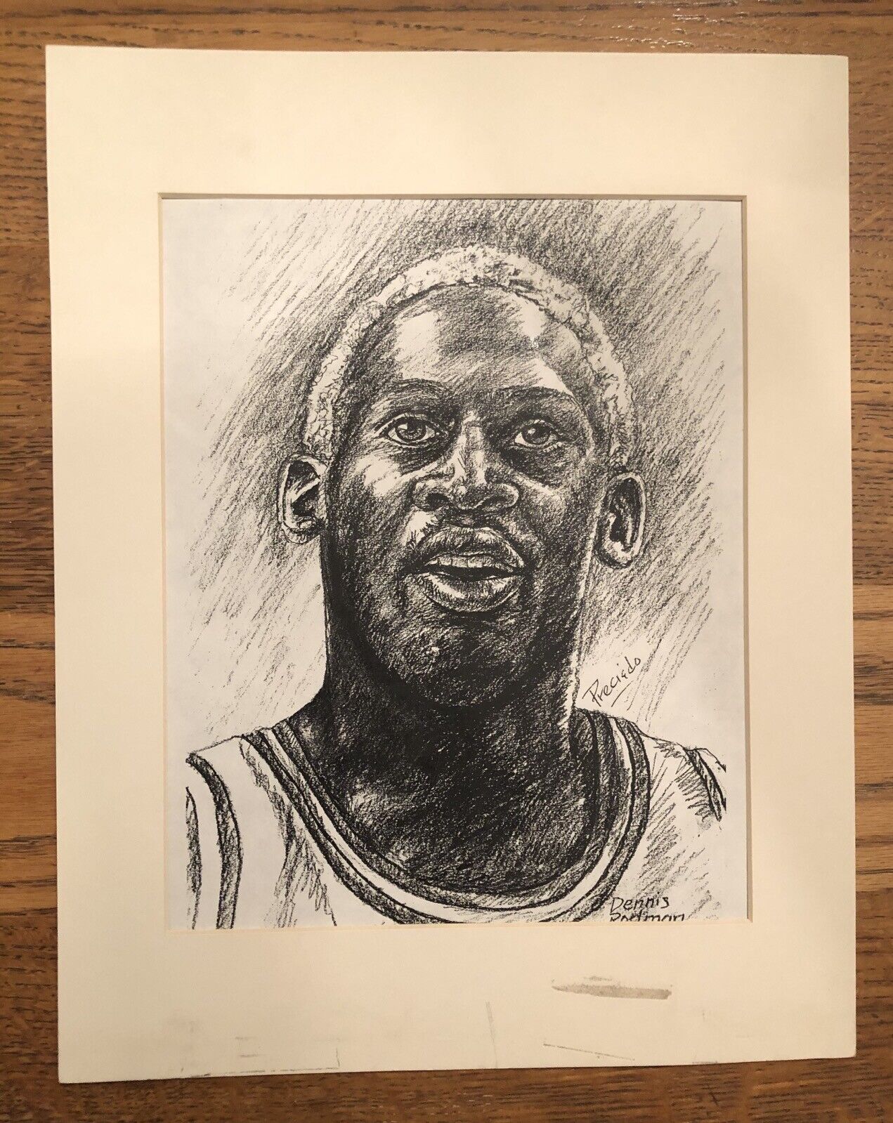 Hand Sketched Pen Drawing of Dennis Rodman Chicago Bulls | eBay